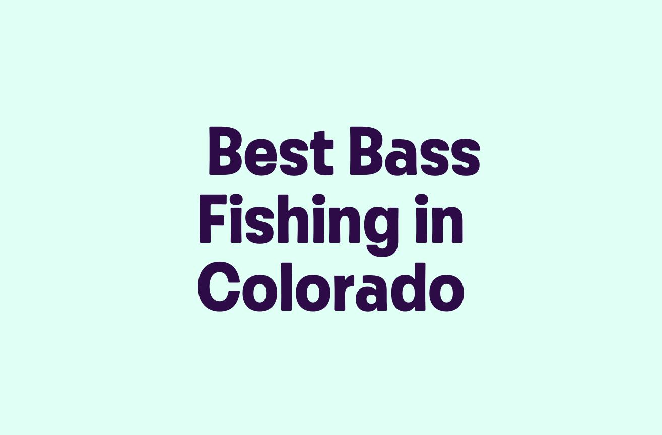 Best Bass Fishing in Colorado