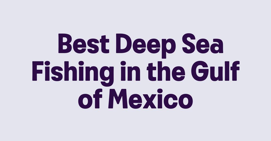 Best Deep Sea Fishing in the Gulf of Mexico