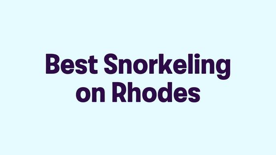 Best Snorkeling on Rhodes