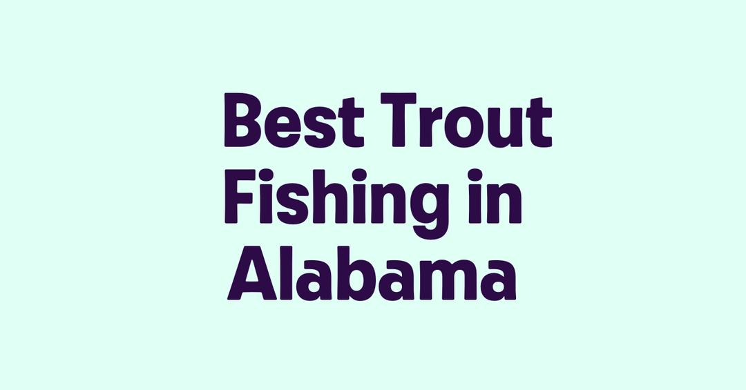 Best Trout Fishing in Alabama
