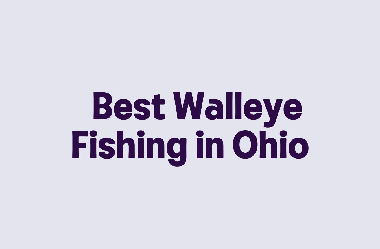 Best Walleye Fishing in Ohio