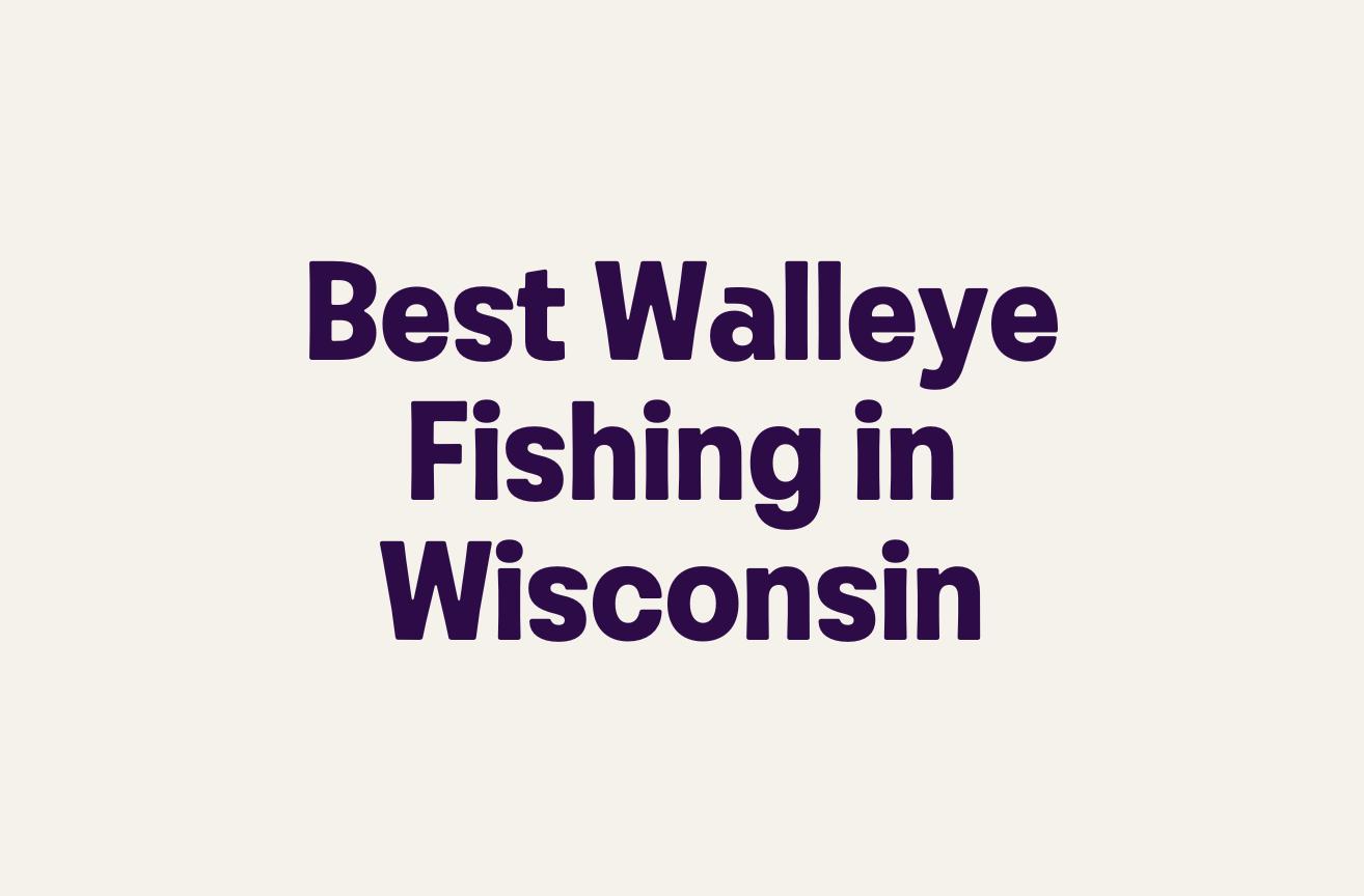Best Walleye Fishing in Wisconsin