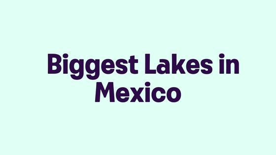Biggest Lakes in Mexico