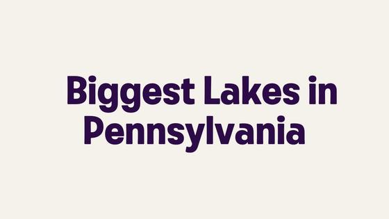 Biggest Lakes in Pennsylvania