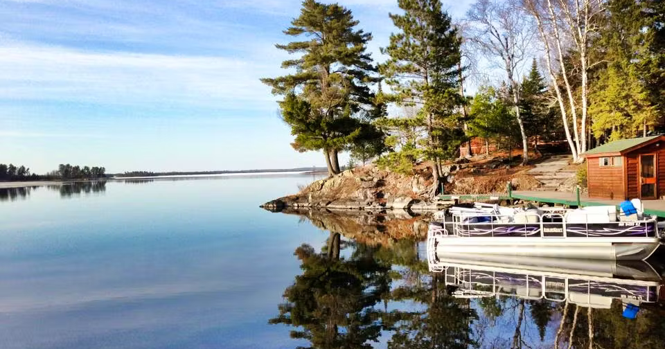 Fishing on Lake Vermilion, Minnesota