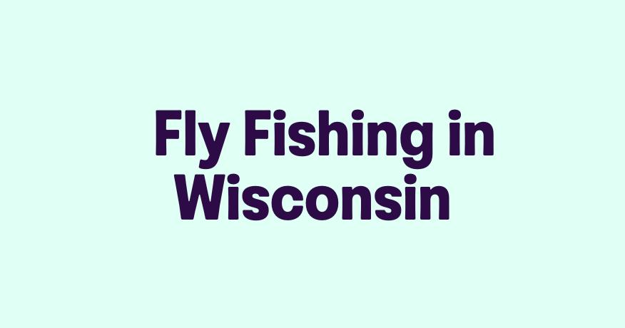 Fly Fishing in Wisconsin