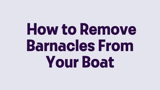How to Remove Barnacles From Your Boat
