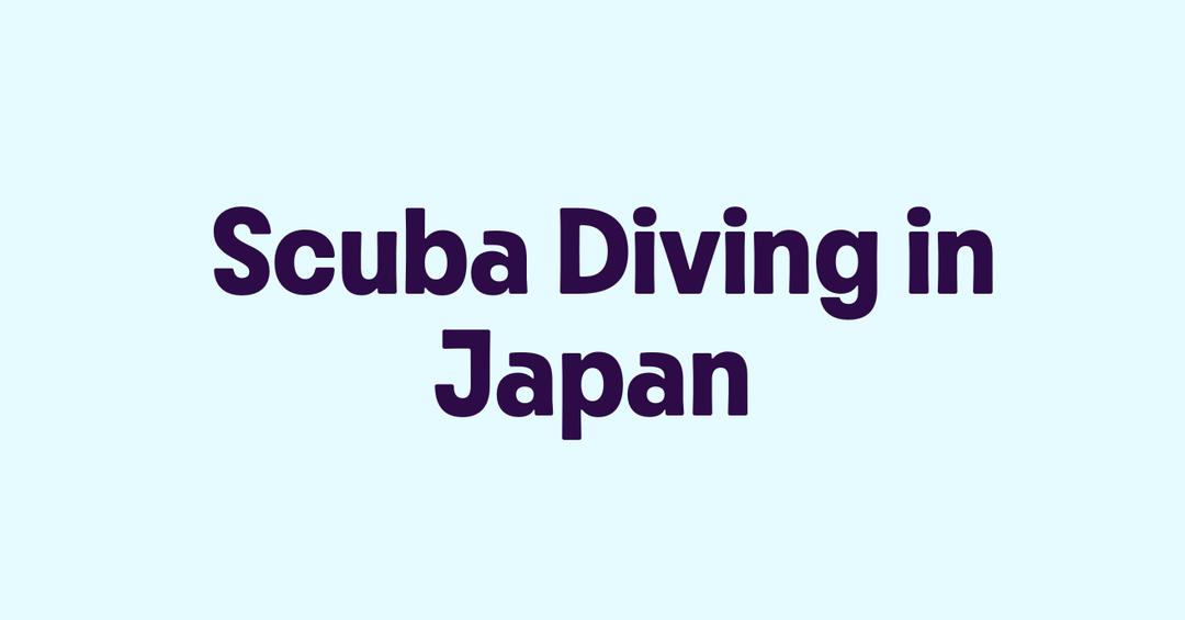 Scuba Diving in Japan