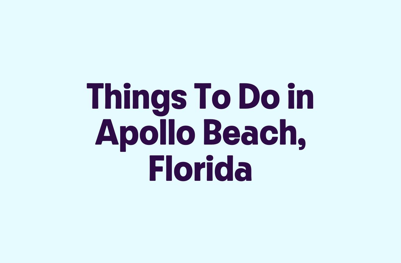 Things To Do in Apollo Beach, Florida